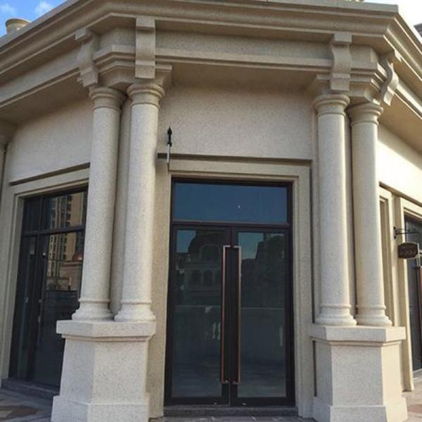 Quality Household Decorative Stucco Trim Round Roman Concrete Cement Pillars for sale