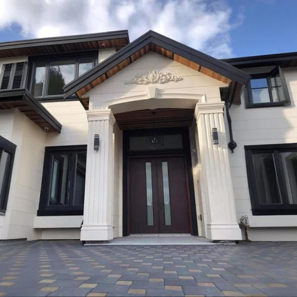 Quality Decorative Plaster Grc Foam Trim Molding Stucco Arch Interior Concrete Roman Column for sale