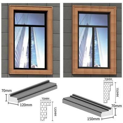 China Customized Length Exterior Foam Molding EPS Facade Cornices with Moisture Proof and Class A Fire Rating for sale