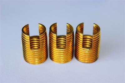 China high quality and hot sales Customied self tapping threaded insert M3 M4 M5 M6 M8 M10 Brass inserts for sale