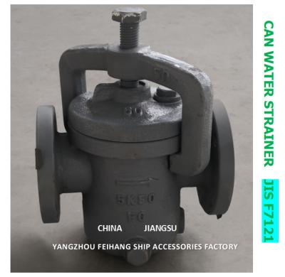 China CAN WATER FILTERS-IMPA 872004 MARINE CAN WATER STRAINER S-TYPE 5K-50A JIS F7121 BODY-CAST IRON FILTER-STAINLESS STEEL for sale