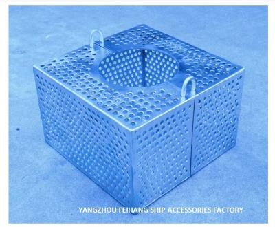 China MARINE FILTER BOXES FOR SEWAGE WELL COMPARTMENT FH-150A  JIS F7206- MARINE STEEL PLATE BILGE WATER FILTER BOX for sale