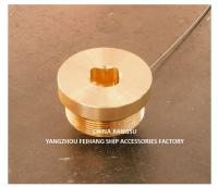 China Marine Sounding Pipe Head GB/T3778-99 Copper Sounding Cap Plug for Ship Deck for sale