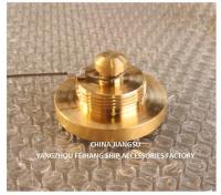 China Marine Sounding Cap Brass Sounding Plug for Ship Deck GB/T3778-99 Custom Size for sale