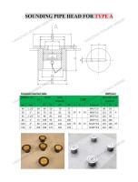 China Stainless Steel Sounding Head GB/T3778-99 DN40-DN150 Threaded C-Type for Ship Deck for sale