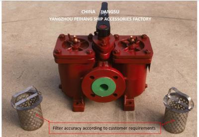 China Double Oil Filter, Size 50, Cast Iron. Mesh 60 Model As50 Cb/T425-94 for sale
