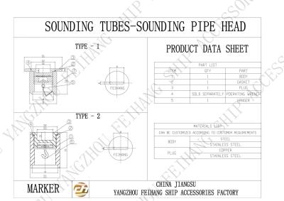 China How Order For SOUNDING TUBES-STAINLESS STEEL SOUNDING PIPE HEAD FH-40A for sale
