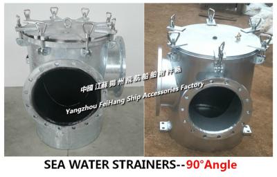 China CBM1061-1981 Marine Right Angle Sea Water Filter Sea Water Strainer Summary for sale