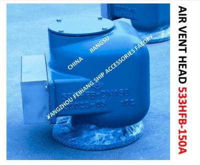 China AIR PIPE HEAD FOR FRESHWATER TANK MODEL:533HFB-150A  MATERIAL:BODY DUCTILE IRON, INTERIOR PARTS STAINLESS for sale