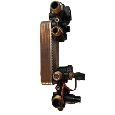China Plate Changer Gas Water Heater Parts Hydro Block Brazed Plate Heat Exchanger for sale