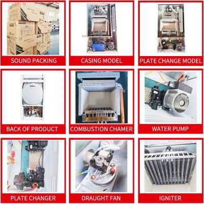 中国 ISO14001高性能の壁によって掛けられるボイラー20KW省エネLPG水ボイラー 販売のため