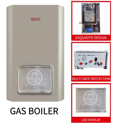 Cina reattore ad acqua del gas del touch screen GPL di Hung Combi Boiler Golden Shell della parete 40Kw in vendita