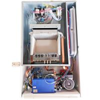 China 28kW Wall Mounted Condensing Boiler Light Green Shell Heating and Bath Function 220V 50Hz for sale