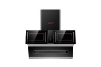 China Carbon Filter Kitchen Range Hood 600mm 900mm Smart Touch Control Extractor 600m3h for sale