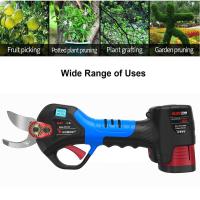 China Cordless Electric Tree Branch Pruner 25mm With LCD Display Screen for sale