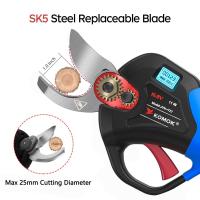 China Cordless Electric Tree Branch Pruner 25mm With LCD Display Screen for sale