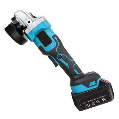 China Krachtige haakse slijper Accu-aangedreven elektrische handslijpmachine voor metaalhout met slijpschijf en lamellenschijf Te koop