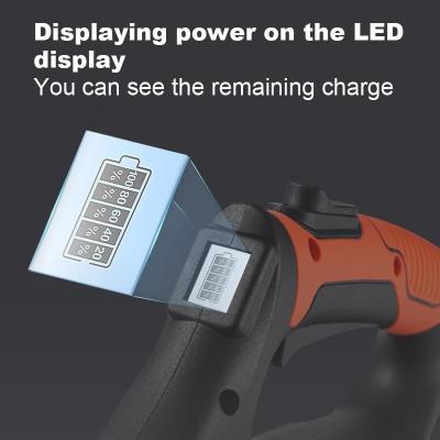 China Aparador elétrico sem fio com bateria 21V para jardim à venda