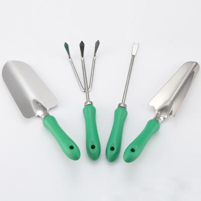 Cina Setti di attrezzi da giardino in acciaio inossidabile leggeri 4pcs manico di plastica in vendita