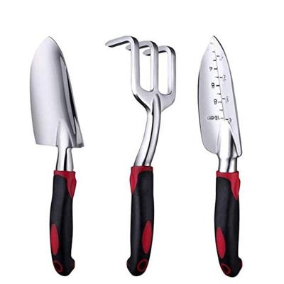 Cina 3 pezzi Strumenti manuali da giardinaggio resistenti Lega di alluminio pesante in vendita