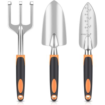 Cina 3 pezzi Strumenti manuali da giardinaggio resistenti Lega di alluminio pesante in vendita