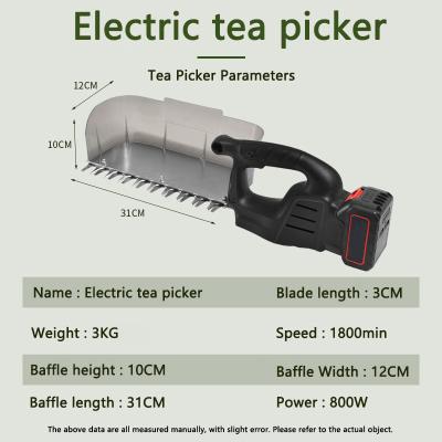 China Portable electric tea picker Outdoor small lithium battery crop hedge trimmer Single head tea picker à venda