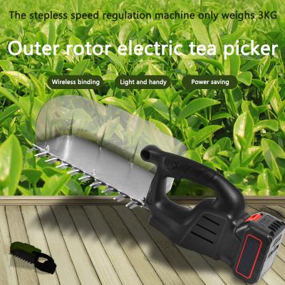 China Portable electric tea picker Outdoor small lithium battery crop hedge trimmer Single head tea picker à venda
