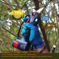 China 25mm Professional Electric Pruning Shears With 2 Backup 2Ah Lithium Batteries​ for sale