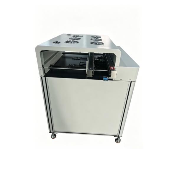 Quality Flat Belt SMT PCB Conveyor Variable speed control 650mm Width Docking Table for sale