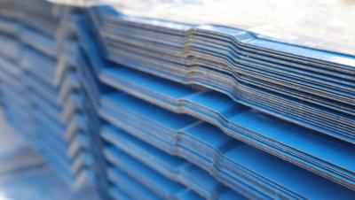 China Sturdy Corrugated Aluminum Roofing Sheet Aluminum Roofing Tile in Various Models and Custom Colors for sale