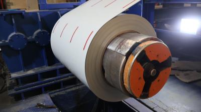 Cina 5xxx bobina di alluminio pre-dipinta in lega con capacità 2-3T e tolleranza /-0,02 mm per l'uso sul tetto dell'aeroporto in vendita