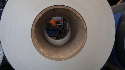 Cina Coil di alluminio preverniciato laminato a freddo -0,02 mm Tolleranza per la produzione di bevande o lattine alimentari in vendita