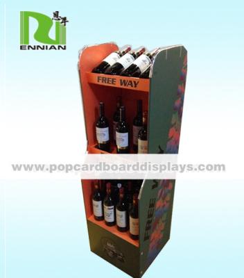 Cina Il cartone su ordinazione del vino visualizza il rivestimento acquoso per il cosmetico/alimento in vendita