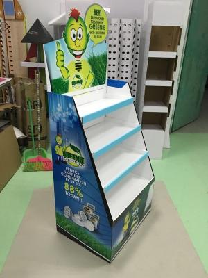 China De reclame van de bevindende vertoning van de Lampvloer/creatieve karton pop vertoningen Te koop