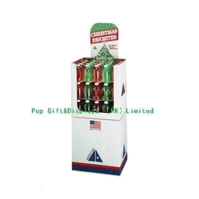 中国 Posはペーパー段ボール ダンプの大箱の陳列台の習慣のサイズを構成しました 販売のため