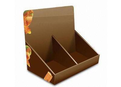 Cina Cartone Counter display ENCD045 con rivestimento acquosa per mostrare Brochure in vendita