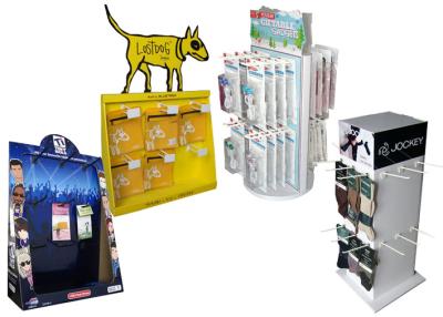 Cina Carta increspata POP Displays cartone sta ENCB011 con forte struttura per impiccagione in vendita