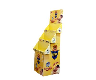 Cina Banchi di mostra del cartone di promozione del negozio con 3 shelfs per i prodotti dei prodotti in vendita