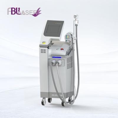China CE/ISO Approved Vertical 808 nm Diode Laser +Microneedle Rf+ IPL OPT SHR Combined Beauty Machine for sale