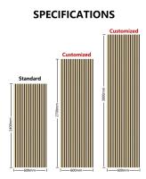 China Slatpanel Walnut Acoustic 3D Textured Wood Panels For Walls Ceilings Decorative Panels For Homes for sale