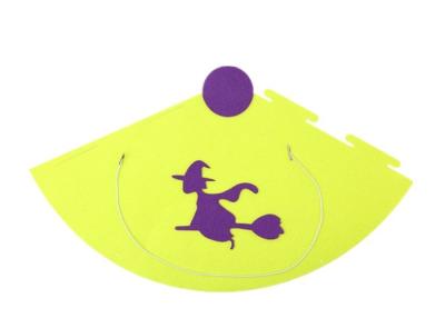 Cina Ornamenti di Halloween del feltro del ODM & dell'OEM, cappello di feltro durevole alla moda di Diy in vendita