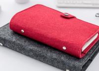 China 106*38cm Felt Fabric Crafts A5 Binder Journal Refillable Notebook for sale
