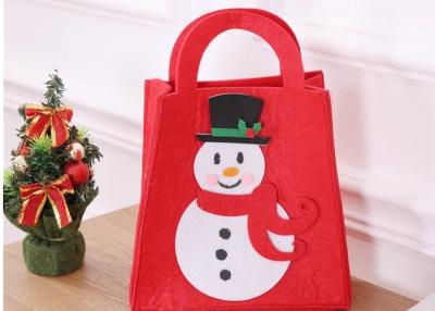 China Reusable 20*20*8 Felt Handbag With Laser Printing / Screen Printing / Embroidery Logo for sale