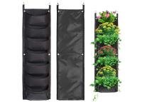 Quality Vertical Hanging Wall Felt Garden Planter With Roomy Pockets For Herbs Or for sale