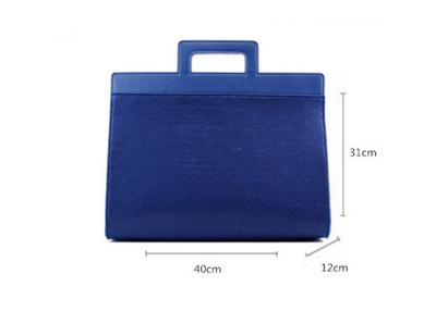 Cina Bottone e borsa di cuoio molle del feltro della maniglia 40*31cm in vendita