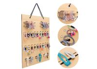 Quality Double Layer Hair Clips 40*50cm Felt Wall Organizer for sale