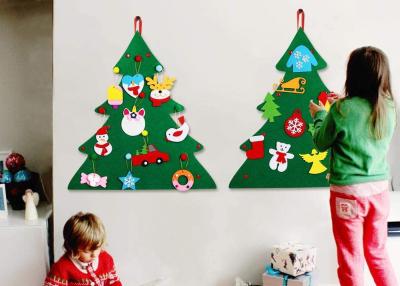 Cina Decorazioni casalinghe 5mm autoadesive dell'albero di Natale del feltro in vendita