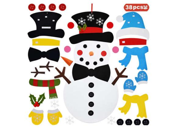 Quality Handmade Door Wall Hanging Felt Christmas Decorations for sale