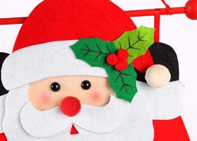 China 3D Hangende Kalenders van de Aftelproceduremuur 12,99 X 27,56 Duim Gevoelde Kerstmisdecoratie Te koop