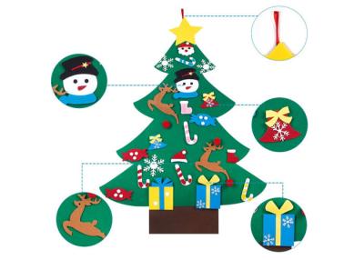 Cina l'albero di Natale del feltro di 3ft Diy con 26 pc orna la decorazione della parete in vendita